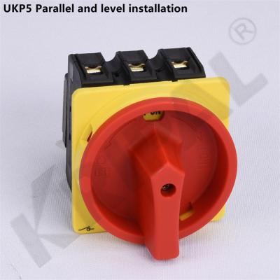 China IP65 Waterproof Rotary Isolator Switch 125A Four Pole IEC Standard for sale