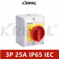 China 25A 3P 230V 440V Waterproof Rotary Isolator Switch IP65 IEC standard for sale