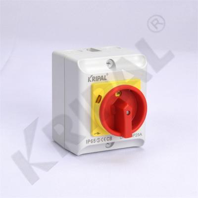 China 230V 440V 4 pole IP65 Industrial Changeover Switch Waterproof for sale