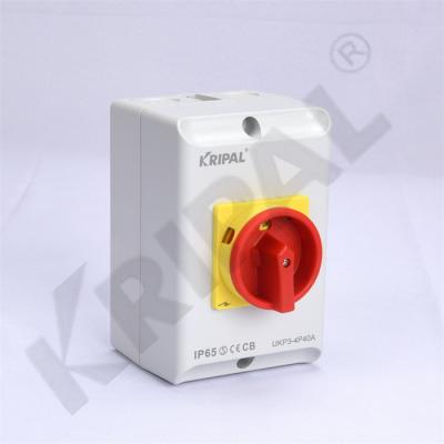 China Waterproof Ammeter Changeover Switch Rotary Cam Switch 63A 4P IP65 for sale