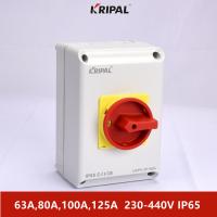 China 80A 4P IP65 Electric Isolator Switch Changeover Control Components for sale
