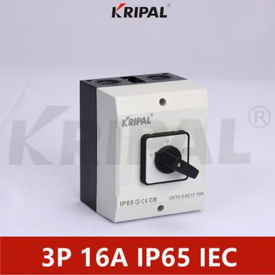 China IEC Standard 16A Triple Pole Rotary Changeover Selector Switch for sale