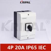 China 4P 3phase 230-440V Waterproof Selector Switch IEC Standard IP65​ for sale
