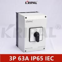 China Triple Pole 63A Rotary Cam Selector Switch Waterproof IP65 IEC standard for sale
