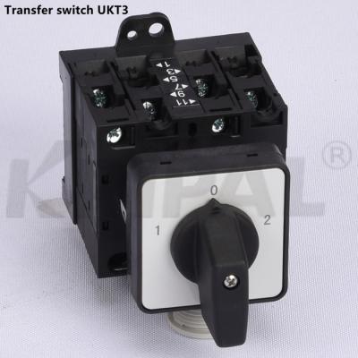 China IP65 440V Triple Pole Load Break Waterproof Cam Transfer Switch for sale