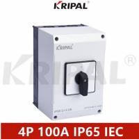China 100A IP65 Industrial Cam Change-over Switch With Lock IEC standard for sale
