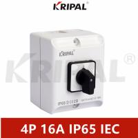 China 16A 4 Pole IP65 230-440V Industry Changeover Switch RoHS Standard​ for sale