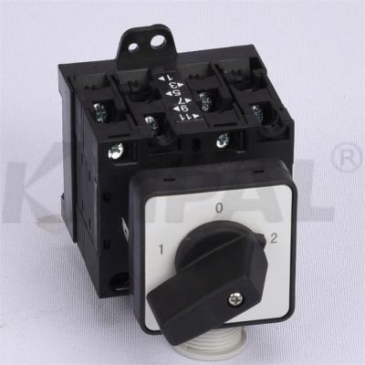China IEC standard 40A 3P IP65 Rotary Voltage Selector Switch Waterproof for sale