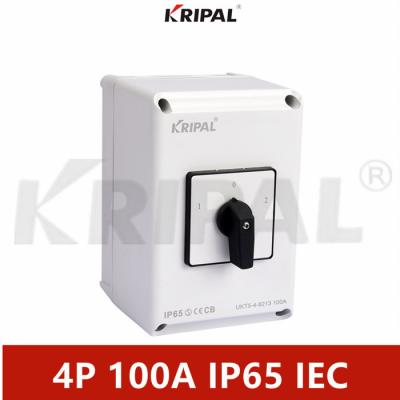 China IP65 230V 440V 100A IEC standard Waterproof Rotary Cam Switch for sale
