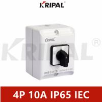 China Electrical Changeover Cam Switch 4P 10A IP65 230-440V IEC standard for sale