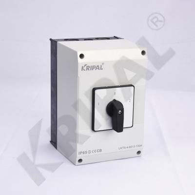 China Waterproof Cam Changeover Selector Switch 3 Pole 100A 230V 440V for sale