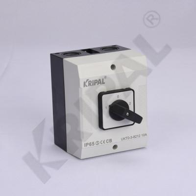 China Four Pole IP65 IEC Standard Waterproof Change Over Selector Switch for sale