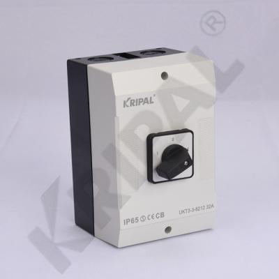 China Electric Rotary Cam Changeover Switch 32A 4pole IP65 IEC standard for sale