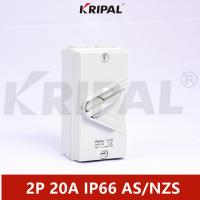 China IP66 2P 20A 440V Waterproof Isolating Switch Australian standard for sale