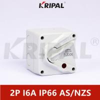 China IP66 250V 2Pole 16A Electrical Mini Weatherproof Isolator Switch for sale