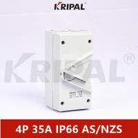 China Low-voltage Weatherproof Isolator Switch 35A 4P IP66 IEC standard for sale