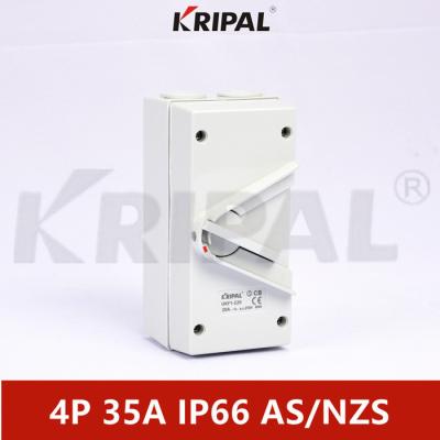 China Low-voltage Weatherproof Isolator Switch 35A 4P IP66 IEC standard for sale