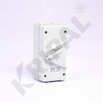 China IP66 440V 20A Three Phase Electrical Weatherproof Isolator Switch for sale