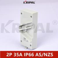 China IP66 2Pole Waterproof Outdoor Isolator Switch Australian standard for sale