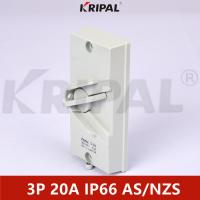 China IP66 440V 20A Single Phase Weatherproof Isolating Switch Outdoor for sale