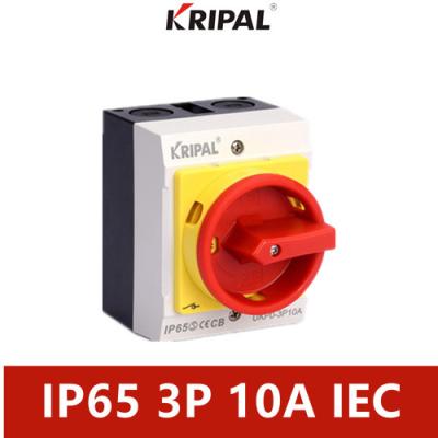 China 3P 10A 230-440V IP65 Electrical Load Isolating Switch UKP IEC Standard for sale
