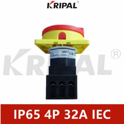 China 20A 4P IP65 Rotary Lamp Switch Main Switch IEC standard Waterproof for sale