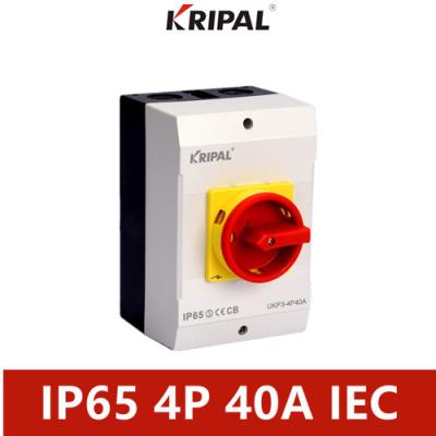 China PC IP65 40A 3 Phase Isolator Switch Light Control Switch IEC standard for sale