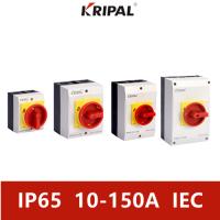 China IEC Standard Waterproof Isolator Switch IP65 10-150A 230-440V for sale