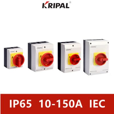 China IEC Standard Waterproof Isolator Switch IP65 10-150A 230-440V for sale