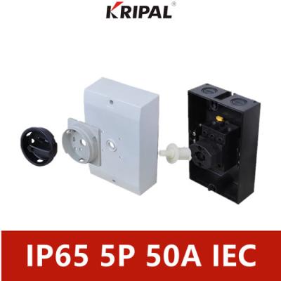 China CE Approval IP65 Isolator Switch 4 Pole 32A 40A 50A 63A With Enclosure for sale