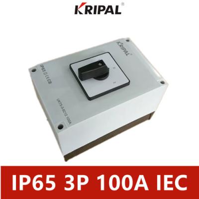 China Four Pole IP65 Electrical Changeover Cam Switch 100A 230-440V for sale