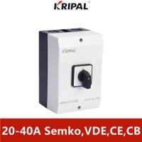China Electrical Changeover Cam Switch 230-440V 20A 3P CE Certificate for sale