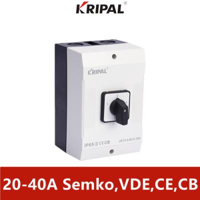 China Electrical Changeover Cam Switch 230-440V 20A 3P CE Certificate for sale