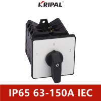 China 1-0-2 3 Position Changeover Cam Switch Waterproof IP65 150A 230-440V for sale