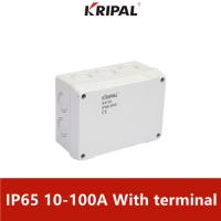 China IP65 50A 100A M32 CE Outdoor Junction Box With Terminal Dustproof for sale
