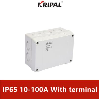 China IP65 50A 100A M32 CE Outdoor Junction Box With Terminal Dustproof for sale