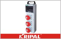 China Portable 50 Amp Power Distribution Box with Outlet , IEC EN European Standad for sale