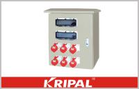 China Industrial IP65 IP66 Metal Power Socket Box with MCB RCCB Protection for sale