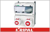 China Dustproof Construction Power Distribution Box / Outdoor Electrical Outlet Boxes for sale