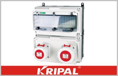 China Dustproof Construction Power Distribution Box / Outdoor Electrical Outlet Boxes for sale