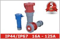 China Plastic Waterproof Electrical Connectors Industrial Socket Outlets for sale