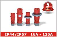 China Single Phase Inverter Industrial Power Plug Sockets 380V 415V 3P+E 3P+N+E for sale