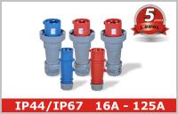 China 3 Pin 4 Pin 5 Pin IEC CEE Male Electrical Receptacle Industrial Plug Outlets for sale