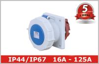China IEC CEE Single Phase Industrial Electrical Sockets And Plugs OEM for sale