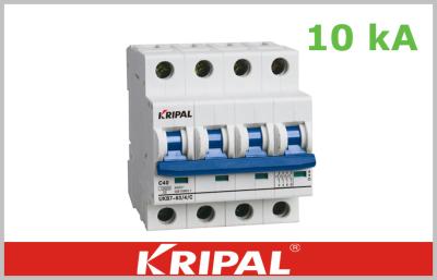 China Breaking capacity:10 KA  1P 1P+N 2P 3P 3P+N 4P MCB  Mini Circuit Breaker , High Short Circuit & overload Capacity for sale