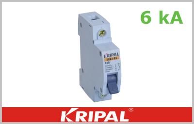 China 4.5KA 6KA Miniature Circuit Breaker 1 Pole 2 Pole 3 Pole 4 Pole 1~63A MCB CURVE:B,C,D for sale