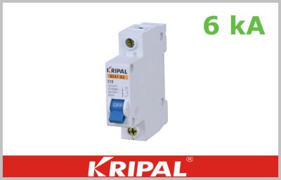 China DZ47 Small/Mini Electrical Circuit Breaker Safety MCB breaking capacity4500A 6000A IN: B,C,D:1~63A 1P,1P+N,2P,3P,3P+N,4P for sale