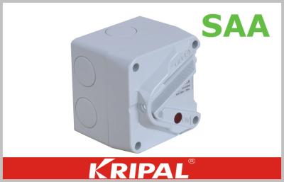 China UKF4 series SAA Australian IP66 Waterproof Mini Isolator Switch / Isolating Switch 2 Position for sale