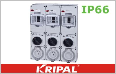 China Outdoor Industrial Weatherproof Switch Socket with Fuse Customized for sale