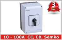 China Waterproof Multi Position Selector Switch 100 Amp Changeover Switch for sale